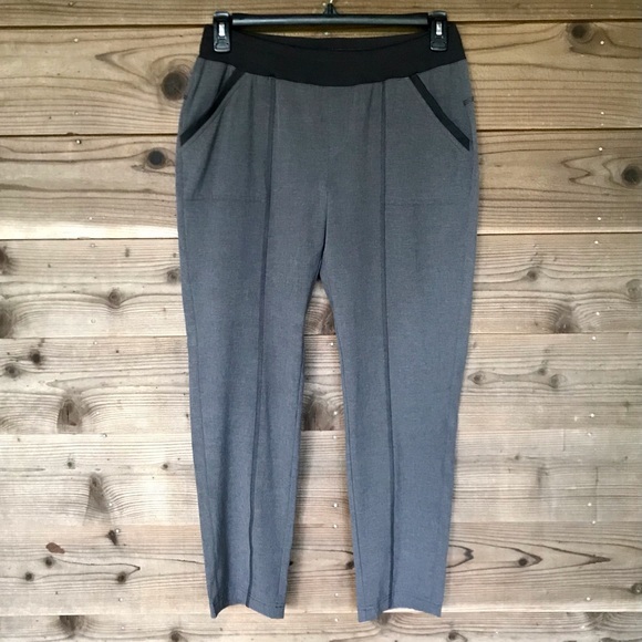 bcg | Pants & Jumpsuits | Bcg Grey Woven Performance Ankle Pant Med ...